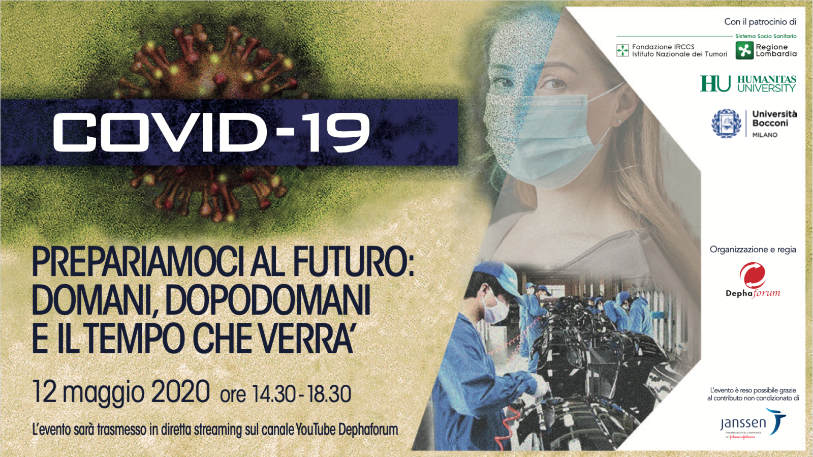 COVID-19, prepariamoci al futuro: domani, dopodomani e il tempo che ...