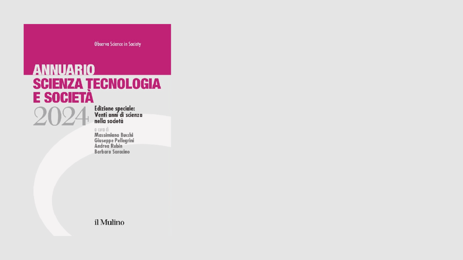 How far has scientific culture come in Italy in the last twenty years ...